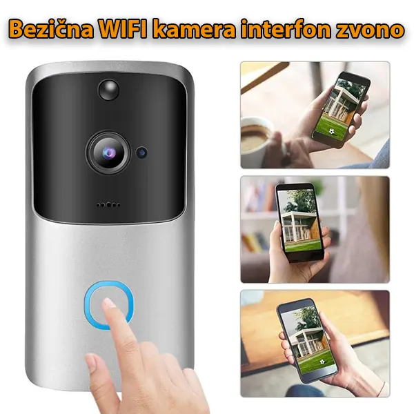 Bezična WIFI kamera interfon zvono