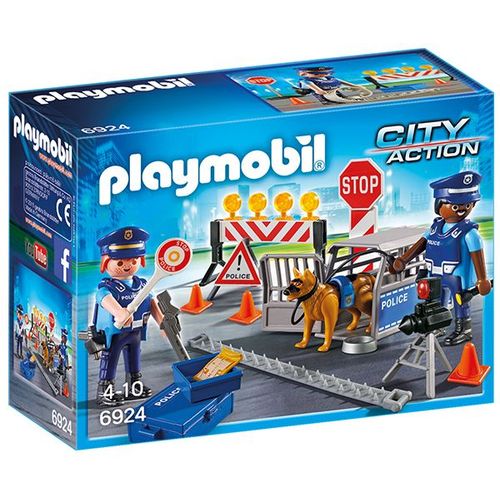 Playmobil City Action - Policija: Barikade na putu