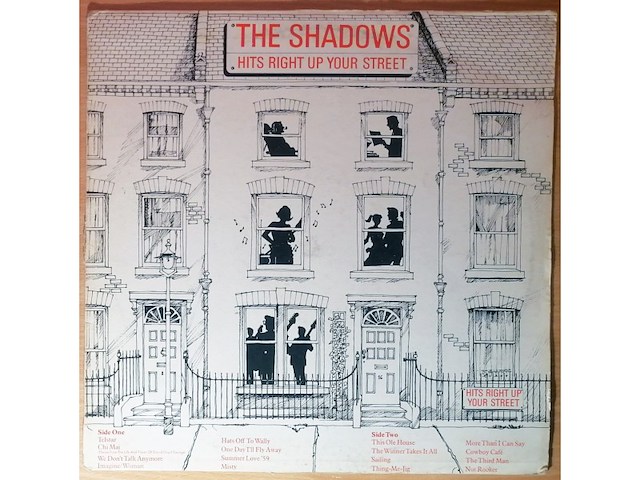 LP SHADOWS - Hits Right Up Your Street (1982) G+/VG-