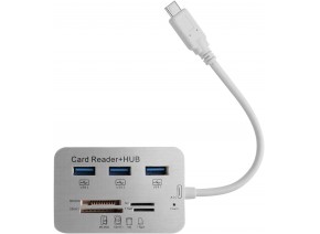 USB Hub 3.0/3.1 + Card Reader USB-C