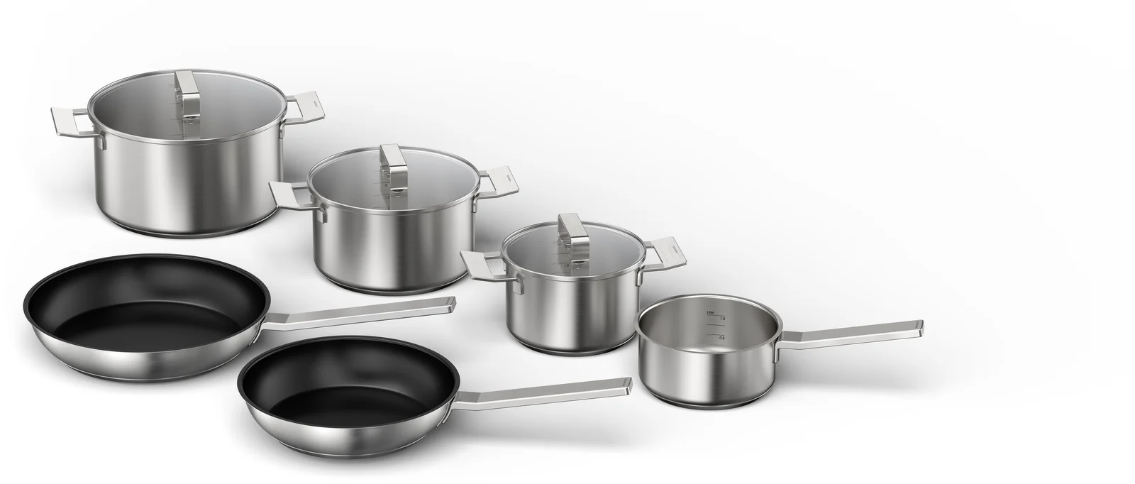 cookware set, 6 pieces, HEZ9SE060