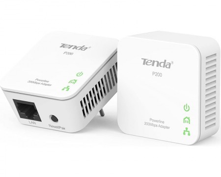 TENDA P200(2-PACK) 200Mbps Mini PowerLine Adapter
