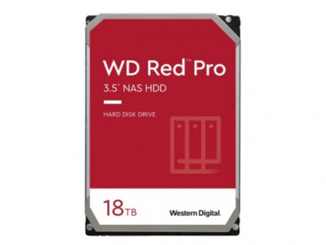 WESTERN DIGITAL RED PRO FOR NAS, 3.5 / 18TB / 512MB / SATA / 7200 RPM, WD181KFGX CENA