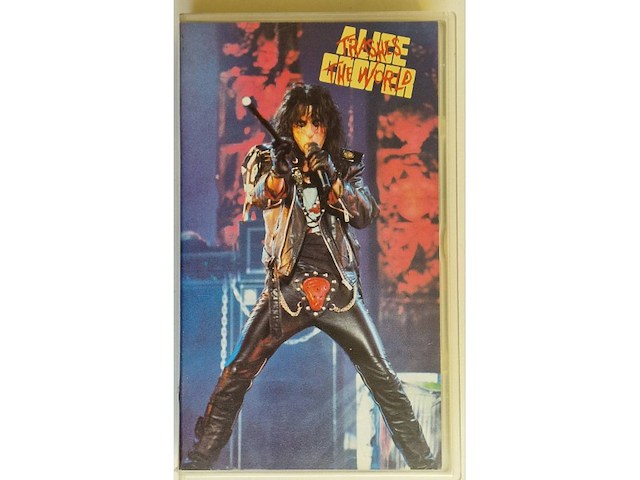 Alice Cooper Trashes The World Original VHS