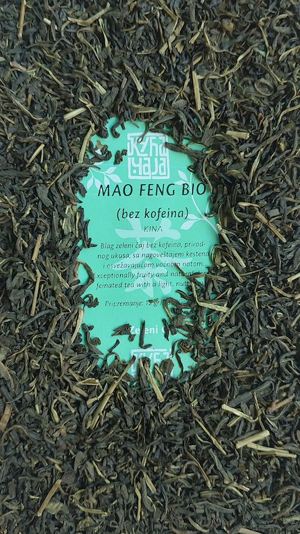 KUĆA ČAJA Mao feng bio (zeleni čaj bez kofeina) 100g