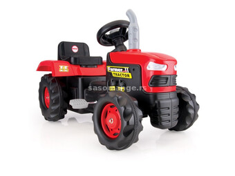 Dolu Traktor na pedale crno-crveni ( 080509 )