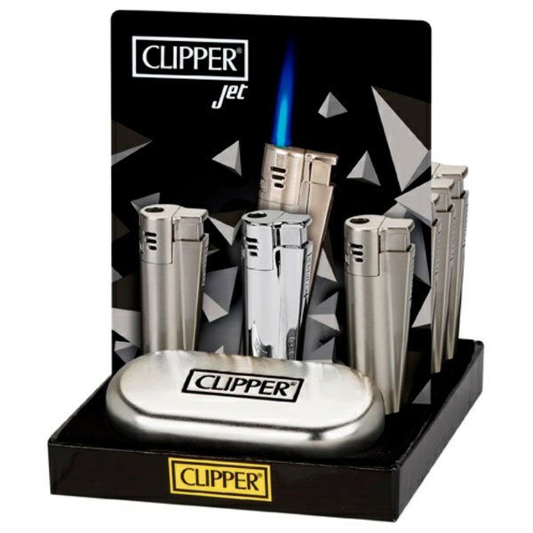 CLIPPER Jet Flame Upaljač-Brener Silver