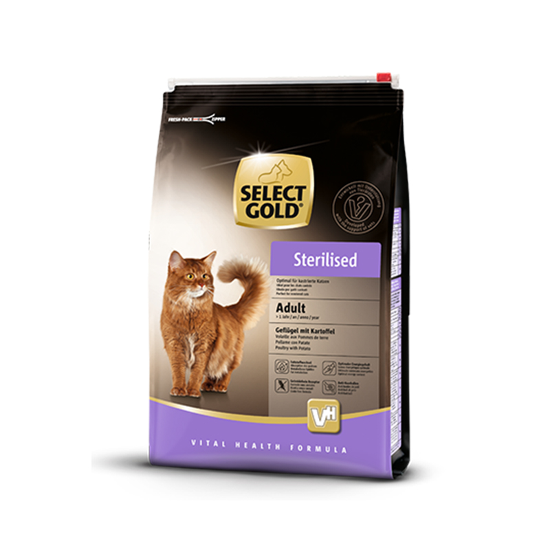 Select Gold Cat Adult Sterilised živina i krompir 400g i 10kg