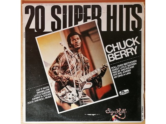 LP CHUCK BERRY - 20 Super Hits (1981) VG-/VG