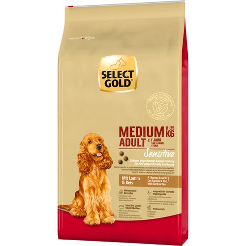 Select Gold Sensitive Medium Adult jagnjetina 4 kg