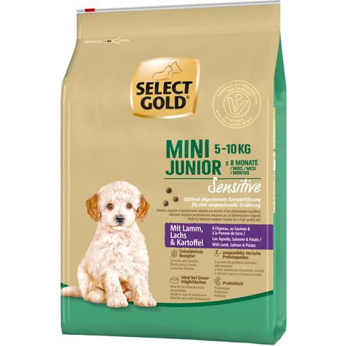 Select Gold Sensitive Mini Junior jagnjetina,losos&krompir 1 kg