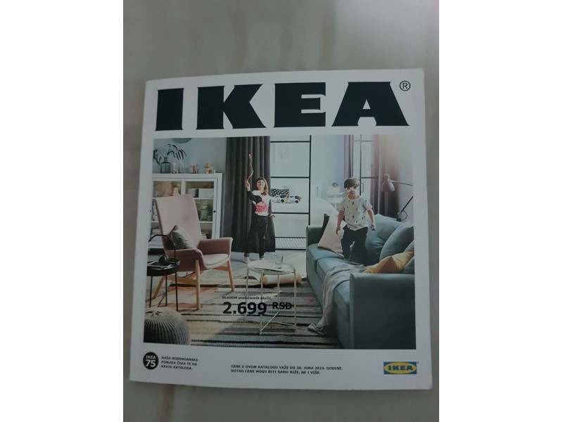 RODJENDANSKI Katalog IKEA75, izdat 2019. godine.