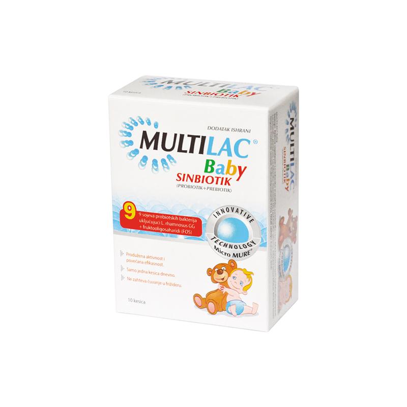 Multilac Baby sinbiotik kesice A 10