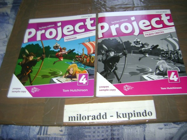 Engleski,udžbenik i radna sveska za 7 razred Project 4