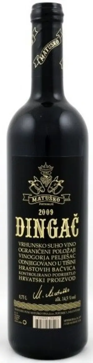 MATUŠKO Dingač crveno vino 0,75 l