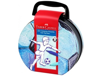 Flomasteri Connector Faber-Castell Fudbal 33 kom (Konektor)
