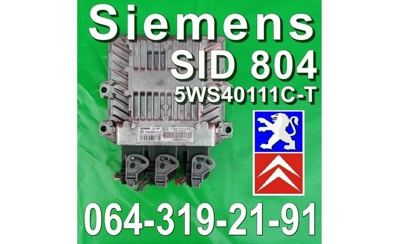 KOMPJUTER Siemens SID 804 Pežo Peugeot 5WS40111C-T Citroen