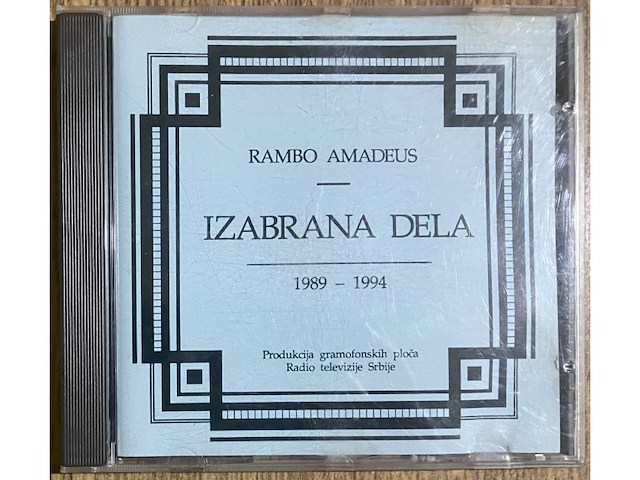 RAMBO AMADEUS - Izabrana dela 1989 - 1994
