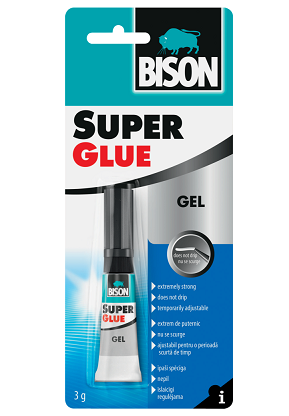 Bison Super Glue Gel – Super lepak u gelu, 2gr