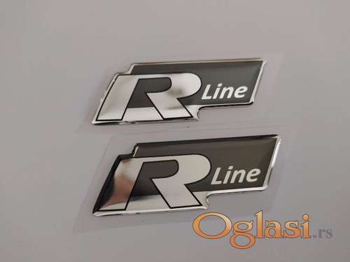 R line stiker oznaka