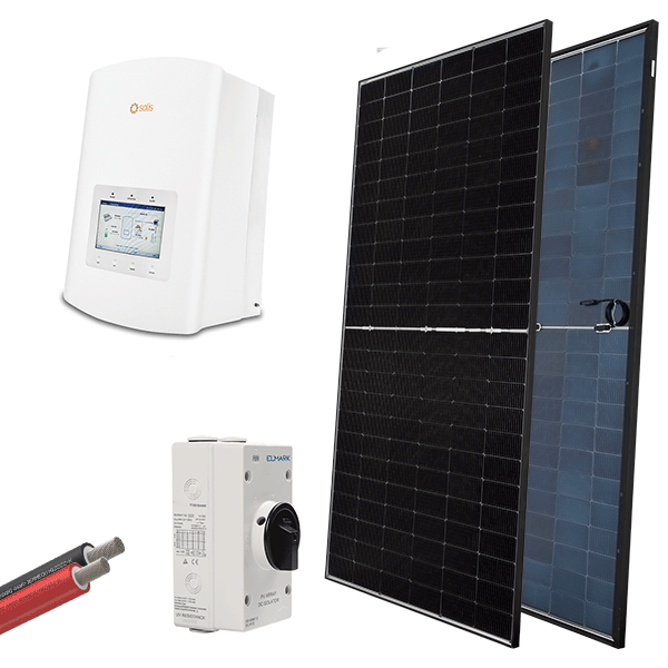 ON GRID SOLAR SYSTEM SET 1P/3.6KW WITH PANEL 580W