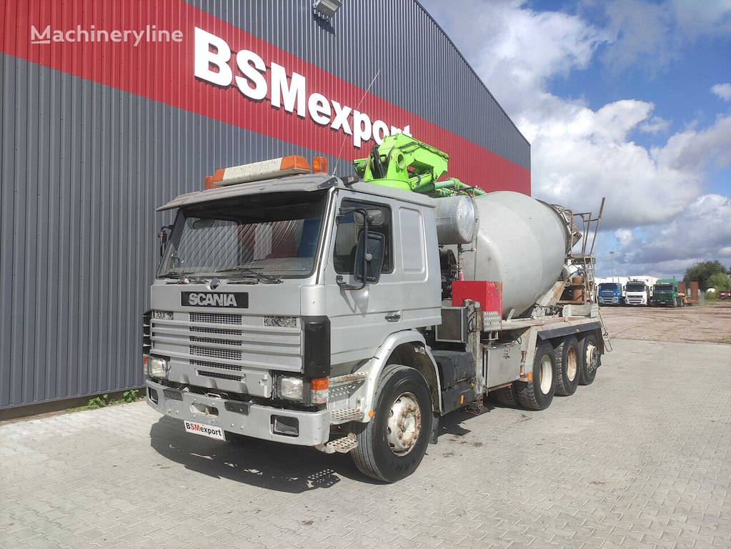 Scania 113 concrete mixer truck kamion s mešalicom za beton