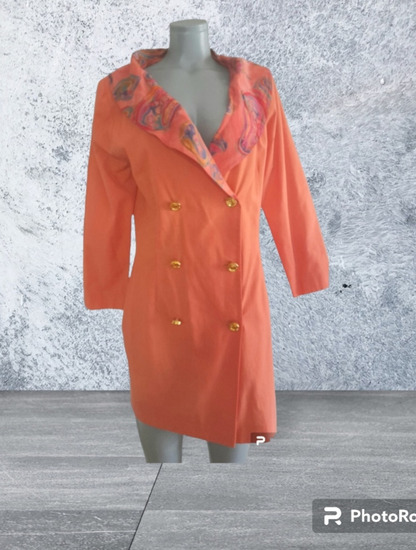 Narandzasta mantil haljina