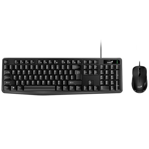 GENIUS KM-170 USB US crna tastatura+ USB crni miš