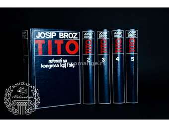 Josip Broz Tito Komplet 1 - 5