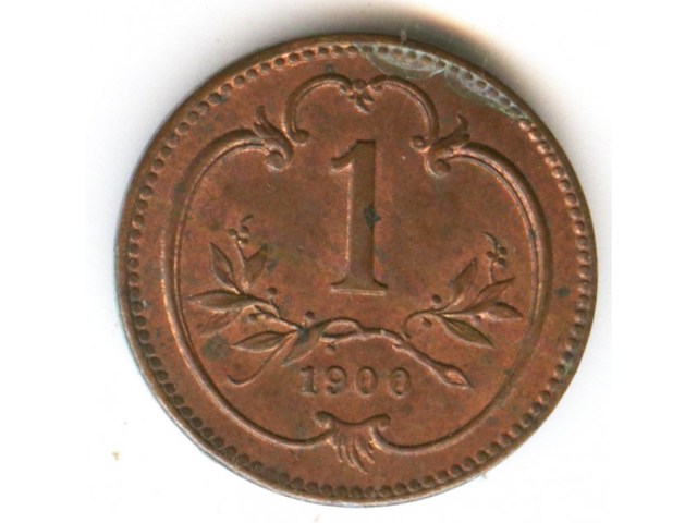 Austrija 1 heller 1900