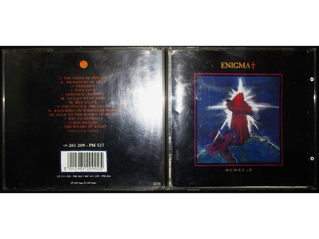 Enigma-MCMXC a.D. Made in Europe CD (1990)
