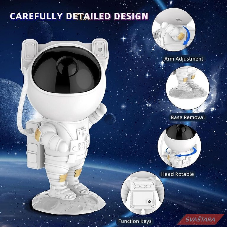 Astronaut Galaxy projektor