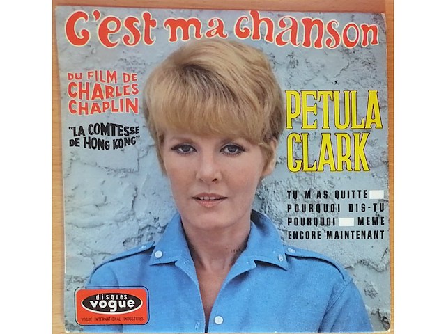 EP PETULA CLARK - C`est Ma Chanson (`67) France odlična
