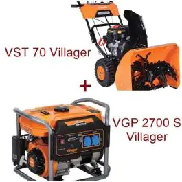 VST 70 Villager čistač snega + agregat VGP 2700 S Villager