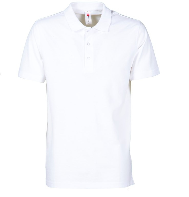 Polo majica kratkih rukava PAYPER ROME, 100% pamuk, bele boje L