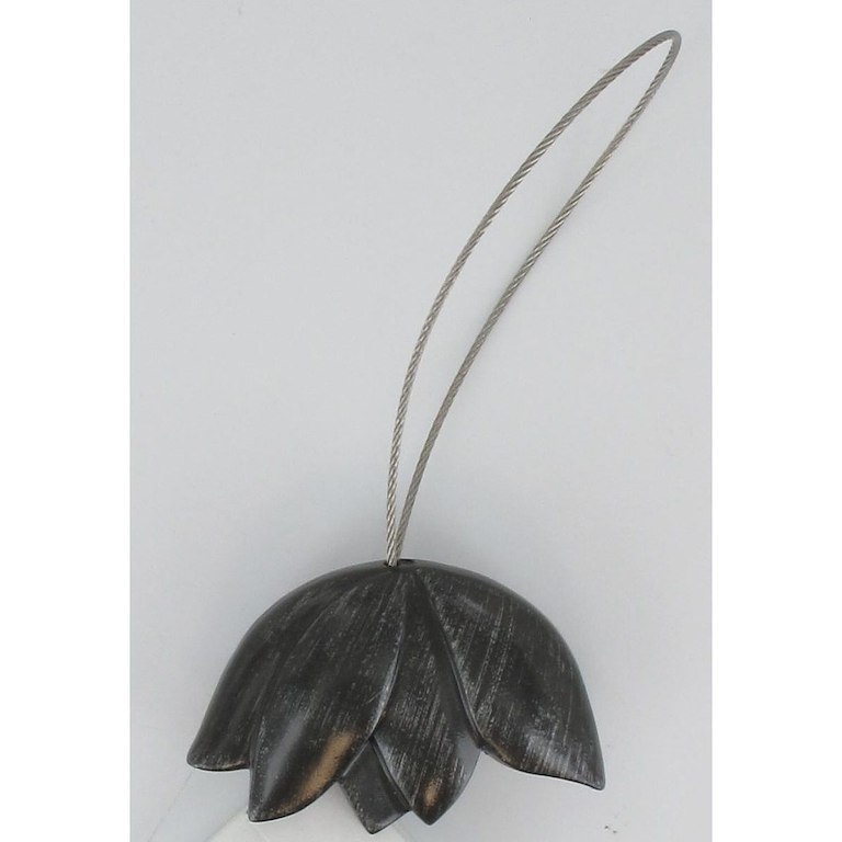 Luance Traka za zavese sa magnetom Tulipe Crno/Siva
