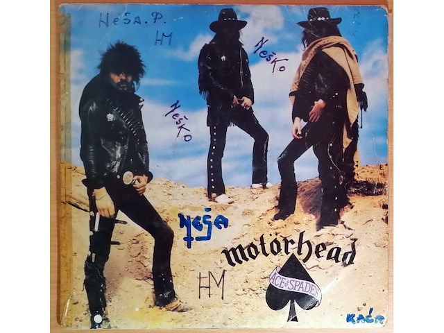 LP MOTORHEAD - Ace Of Spades (1981) 1. pressing, G+