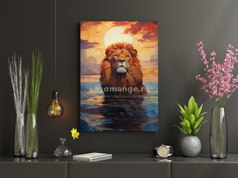 Lion - Sea Art - Slika razne dimenzije - Novo