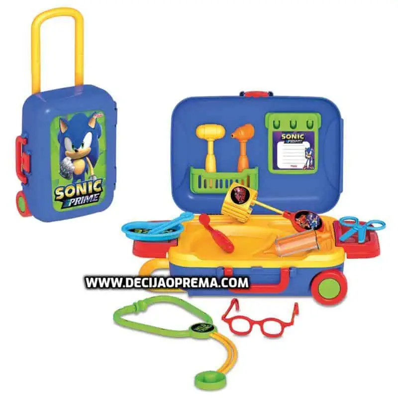 Doktorski set Sonic u koferu za decu