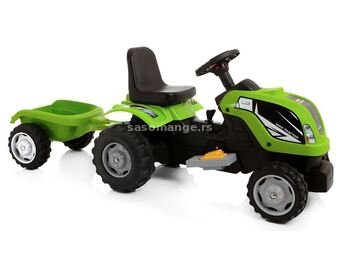 Traktor na akumulator za decu sa prikolicom zeleni (Model 298 zeleni)