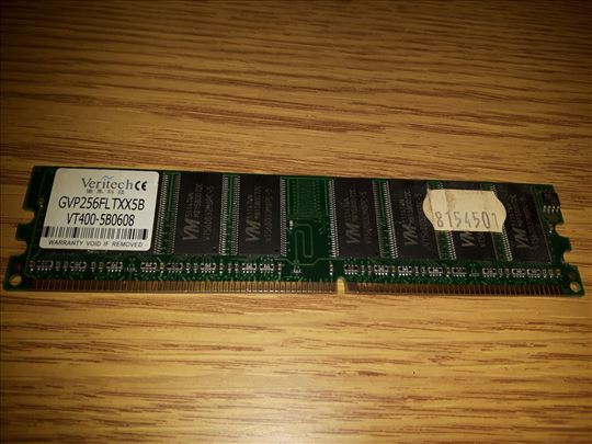 256MB DDR1 Veritech RAM memorija za PC