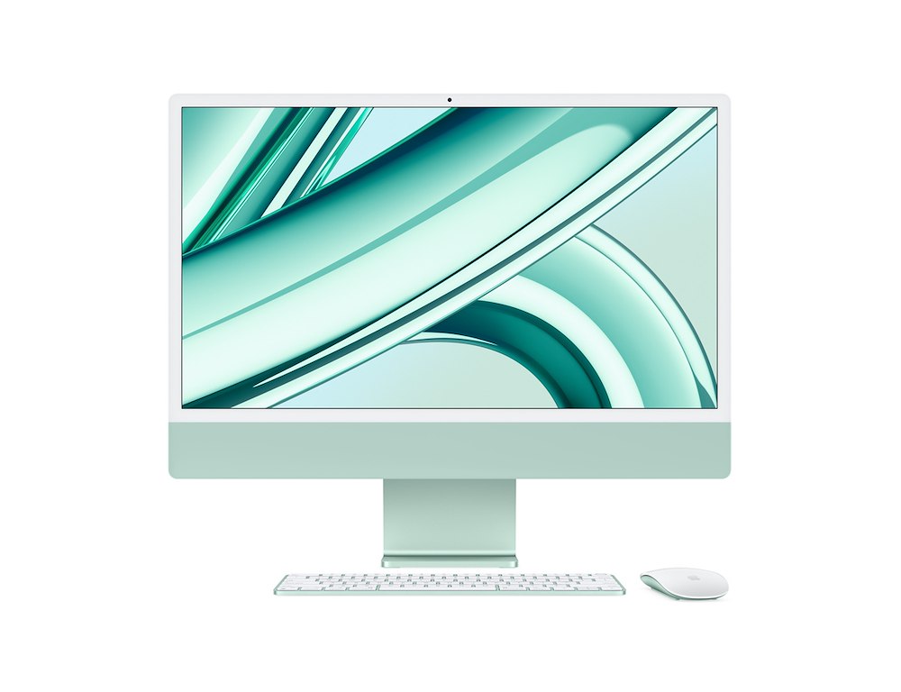 Apple iMac, mqrn3ze/a, 24, M3, 8GB RAM, 256GB, Green, All-in-One računar, INT KBDID: EK000569998
