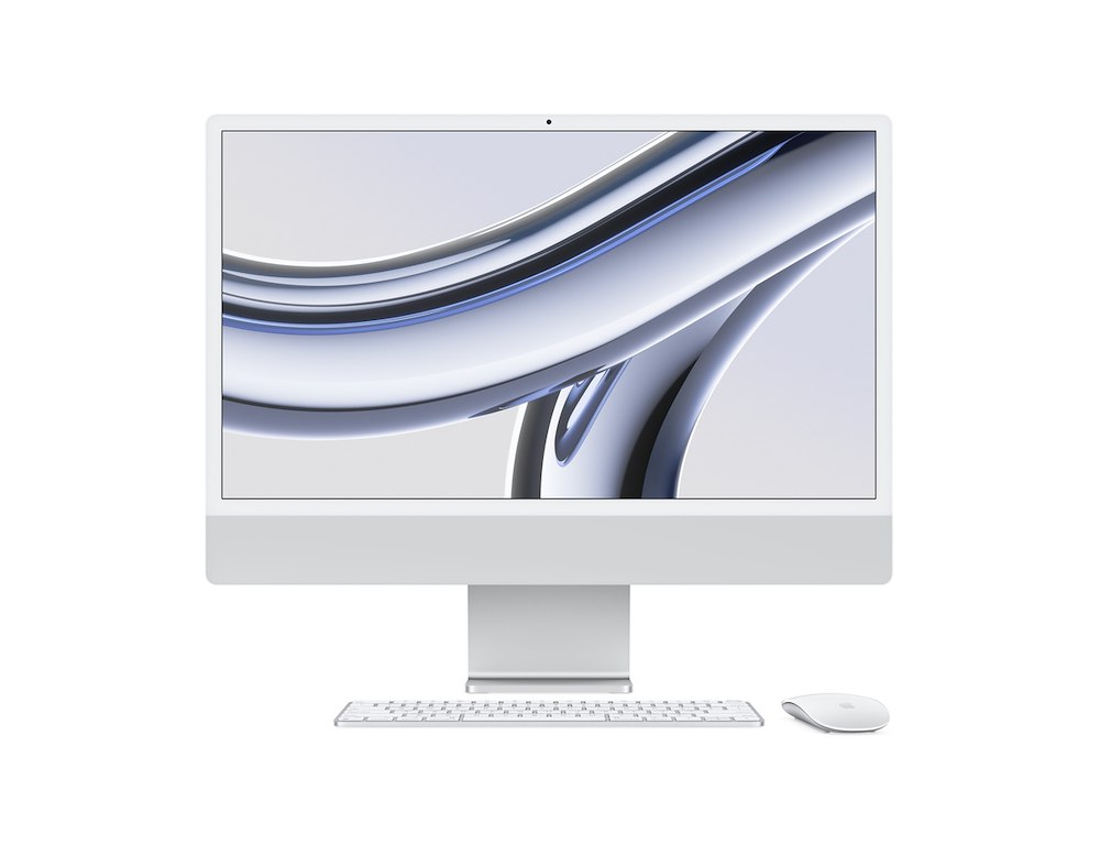 Apple iMac, mqr93ze/a, 24, M3, 8GB RAM, 256GB, Silver, All-in-One računar, INT KBDID: EK000569960