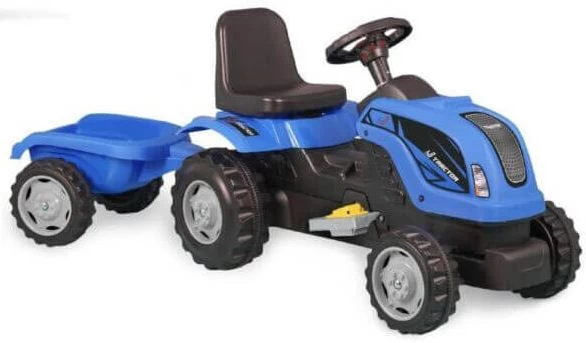 Traktor na akumulator za decu sa prikolicom zeleni (Model 298 plavi)