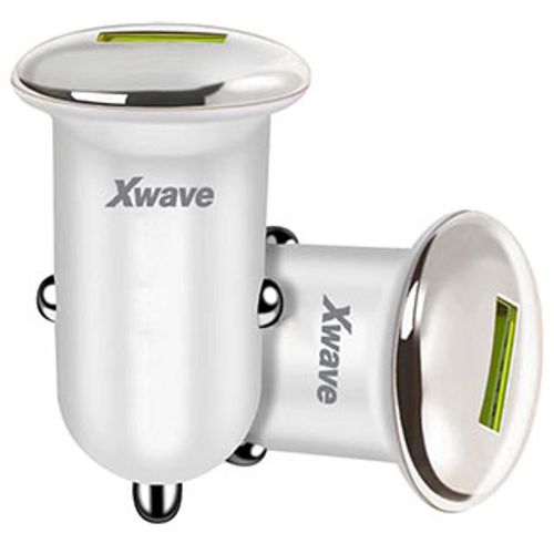 Xwave C20 USB brzi auto punjač/Singl 1xUSB3.1A do 1.5A/12V srebrno bela