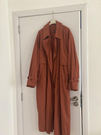 Trench Coat Mantil boje cigle