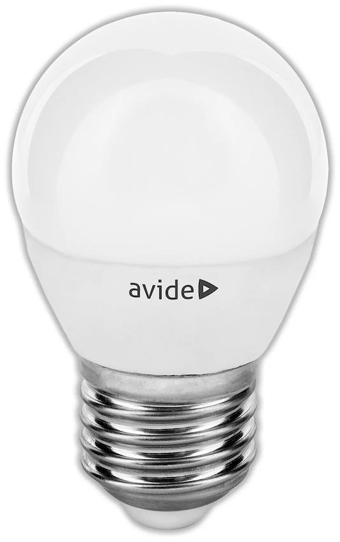 AVIDE Mini sijalica LED SMD E27 G45 2K 6W bela