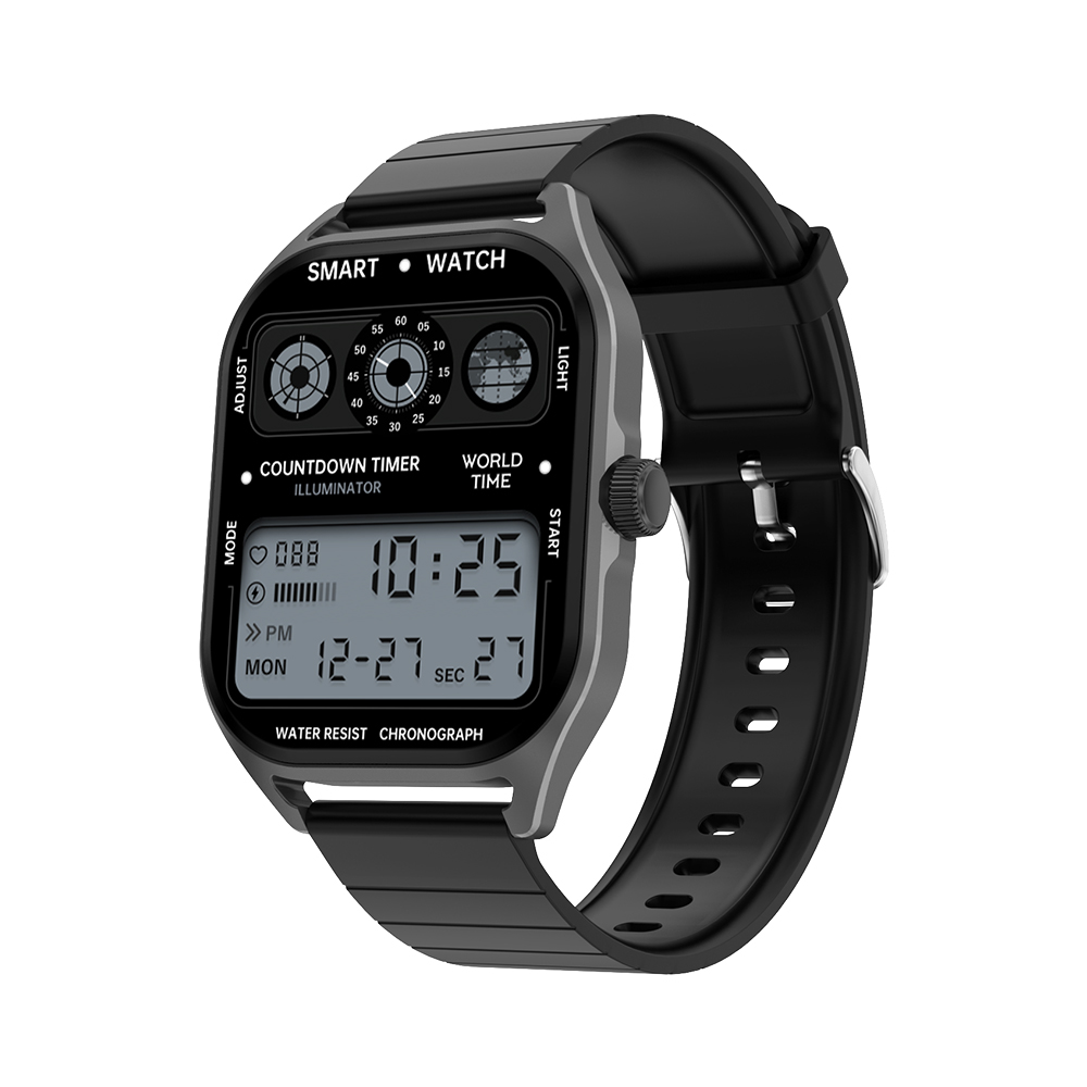 Smart Watch DT99 crni (silikonska narukvica)