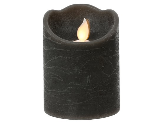 NG dekoracija - LED CANDLE 10cm 486763 - Grey - KMG