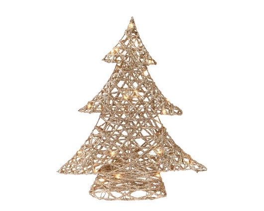 NG dekoracija - LED TREE 40cm 488696 - Gold - KMG